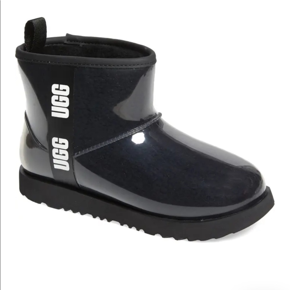 Ugg Mini Classic Ii Waterproof Clear Boot Size 5 - Gem